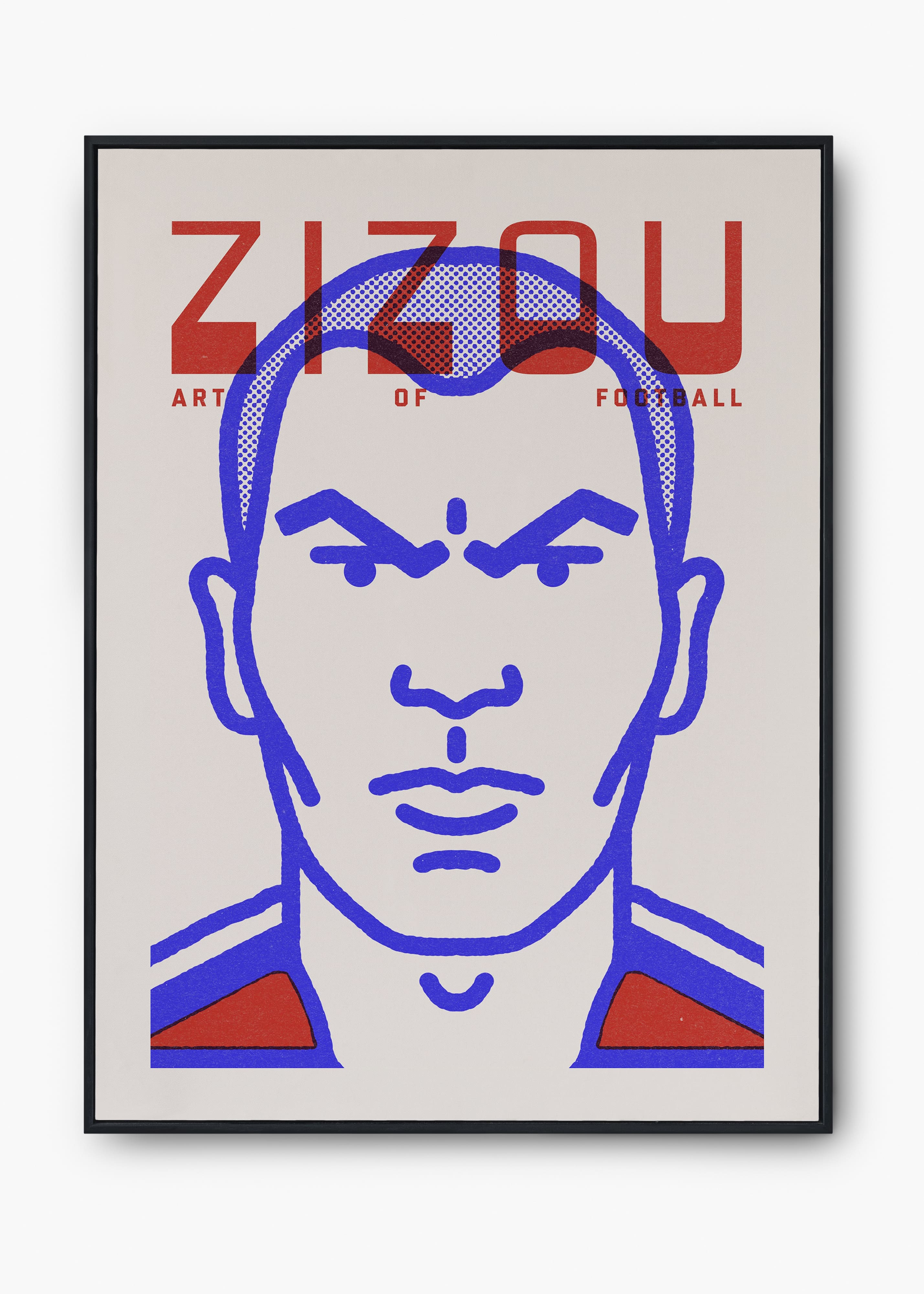 Quadro Zinedine Zizou Zidane